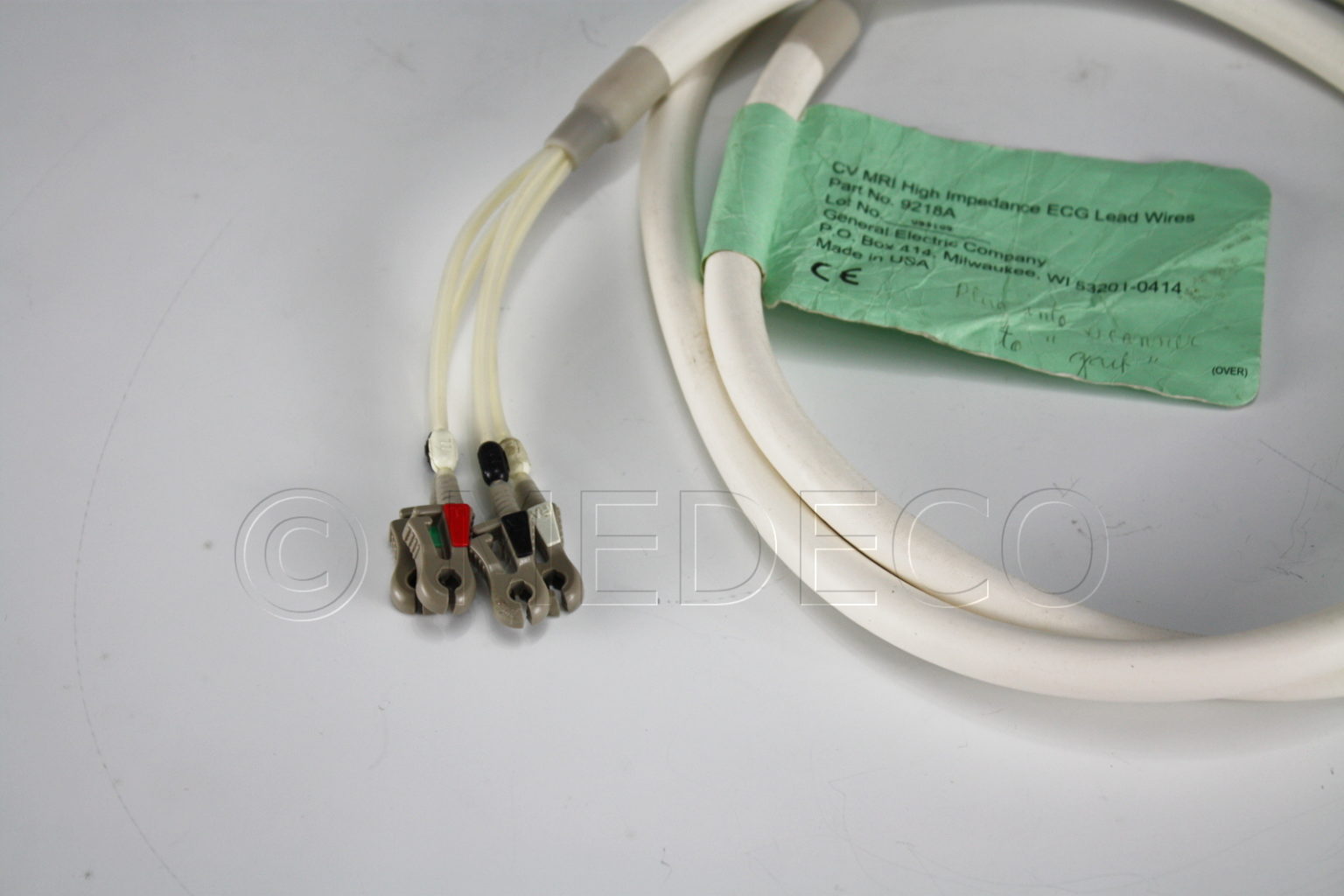 GE CV MRI High Impedance ECG cable REF 9218A - Mag Medical Equipment